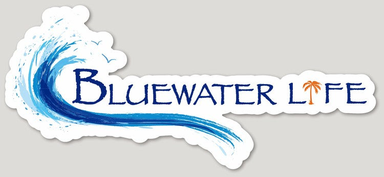 Bluewater Life Logo Decal 11.29 X 5 Inch – Bluewater Life®